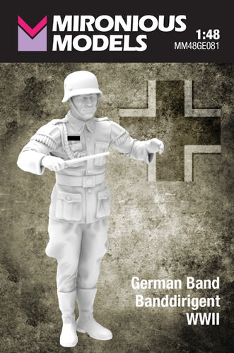 NEW! Mironious Models 48GE081 German WWII Band Banddirigent (1 Figure)