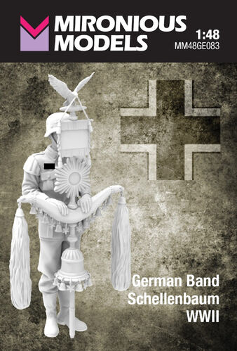 NEW! Mironious Models 48GE083 German WWII Band Schellenbaum (1 Figure)