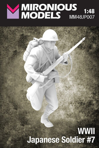 NEW! Mironious Models 48JP007 Japanese WWII Soldier No.7 (1 Figure)