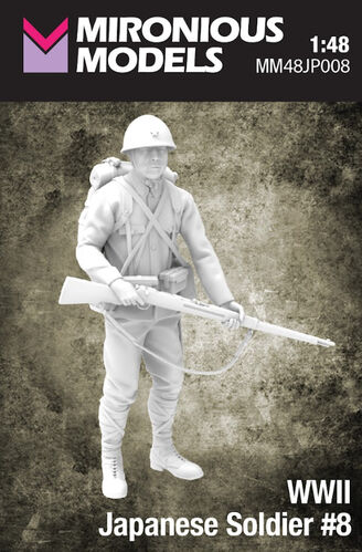NEW! Mironious Models 48JP008 Japanese WWII Soldier No.8 (1 Figure)