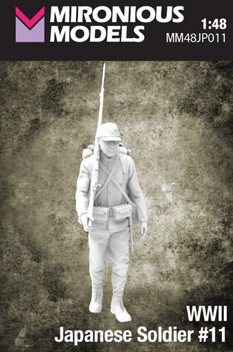 NEW! Mironious Models 48JP011 Japanese WWII Soldier No.11 (1 Figure)