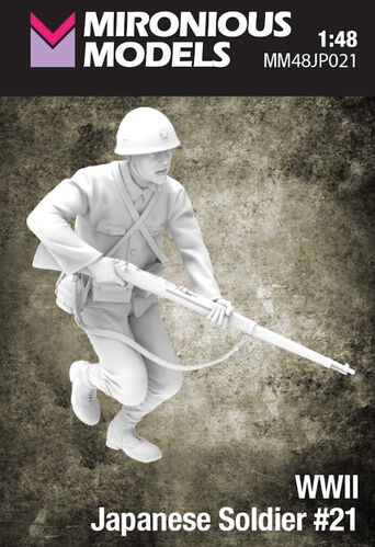 NEW! Mironious Models 48JP021 Japanese WWII Soldier No.21 (1 Figure)