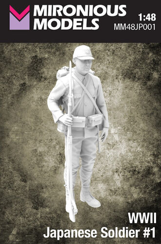 NEW! Mironious Models 48JP001 Japanese WWII Soldier No.1 (1 Figure)