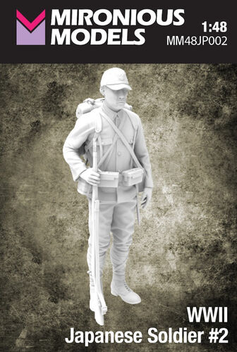 NEW! Mironious Models 48JP002 Japanese WWII Soldier No.2 (1 Figure)