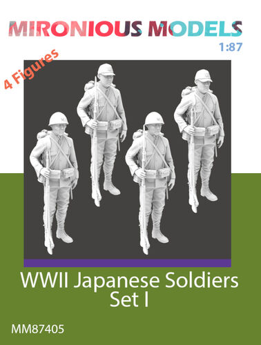 NEW! Mironious Models 87405 Japanese WWII Soldiers Set I (4 Figures)