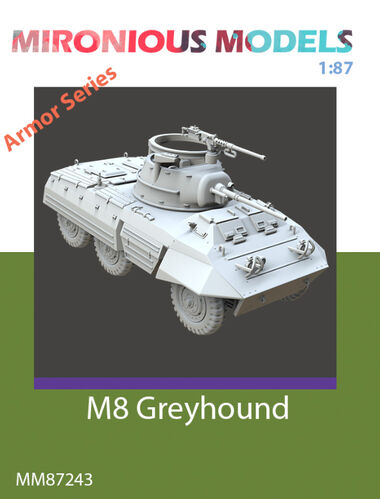NEW! Mironious Models 87243 M8 Greyhound (3D-Printed)