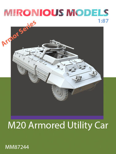 NEW! Mironious Models 87244 M20 Armored Utility Car (3D-Printed)