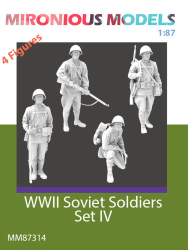 Mironious Models 87314 Soviet WWII Soldiers Set IV (4 Figures)