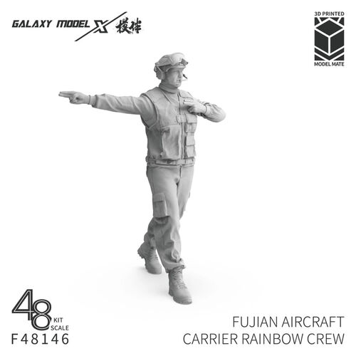 NEW! Galaxy-Model F48146 Fujian Aircraft Carrier Rainbow Crew (1 Figure / 3D-Printed)