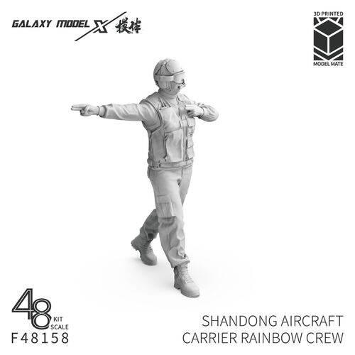 Galaxy-Model F48158 Shandong Aircraft Carrier Rainbow Crew (1 Figure / 3D-Printed)