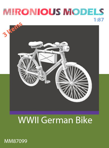 Mironious Models 87099 German WWII Bike (3 pcs / 3D-Printed)