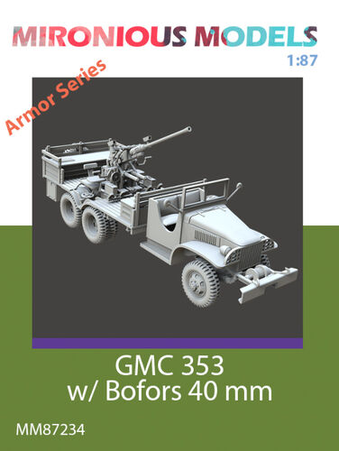 NEW! Mironious Models 87234 GMC 353 with Bofors 40 mm