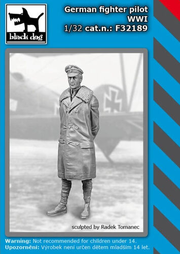 NEW! Black Dog F32189 German WWI Fighter Pilot No.2