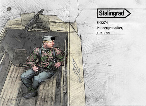 NEW! Stalingrad 3274 German WWII Panzergrenadier (1943-1944 / 1 Figure)