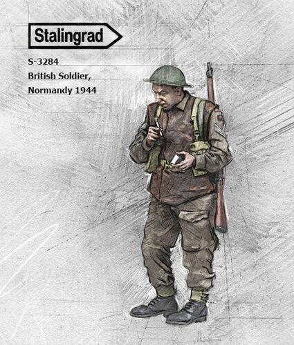 NEW! Stalingrad 3284 British Soldier - Normandy 1944 (1 Figure)