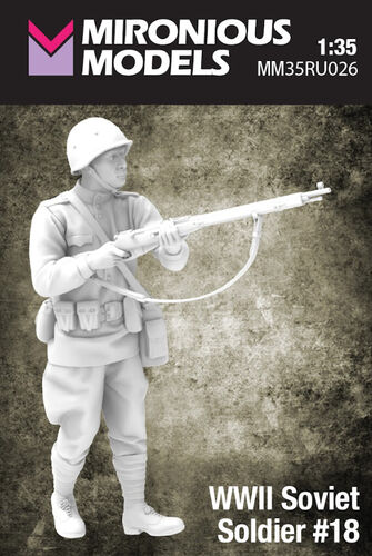 NEW! Mironious Models 35RU026 Soviet WWII Soldier No.18 (1 Figure)