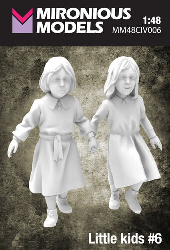 Mironious Models 48CIV006 Little Kids No.6 (2 Figures / 3D-Printed)