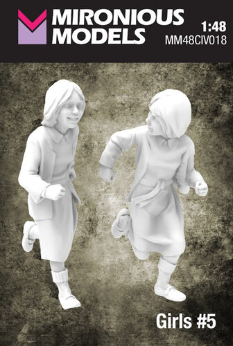 Mironious Models 48CIV018 Girls No.5 (2 Figures / 3D-Printed)