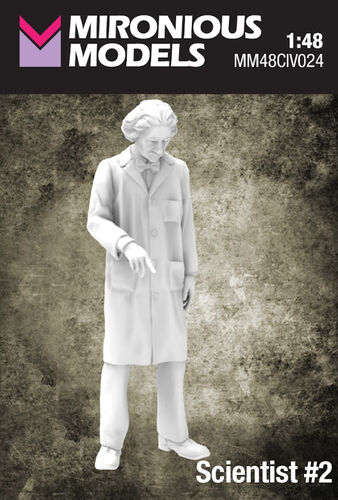 Mironious Models 48CIV024 Scientist No.2 (1 Figure / 3D-Printed)