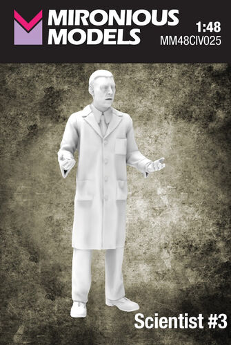 Mironious Models 48CIV025 Scientist No.3 (1 Figure / 3D-Printed)