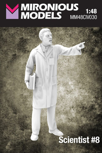 Mironious Models 48CIV030 Scientist No.8 (1 Figure / 3D-Printed)