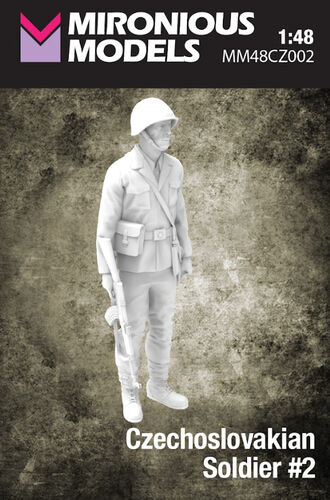 NEW! Mironious Models 48CZ002 Czechoslovakian Soldier No.2 (1 Figure / 3D-Printed)