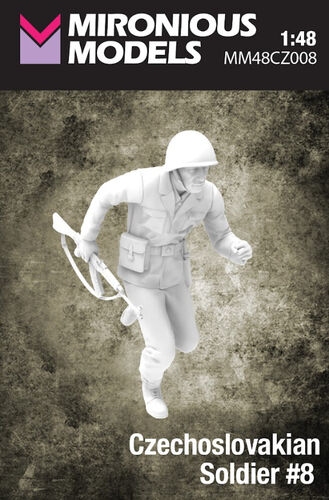 NEW! Mironious Models 48CZ008 Czechoslovakian Soldier No.8 (1 Figure / 3D-Printed)