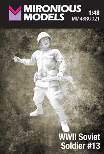 Mironious Models 48RU021 Soviet WWII Soldier No.13 (1 Figure / 3D-Printed)