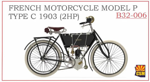 NEW! Copper State Models B32-006 French Motorcycle Model P - Type C (1903)