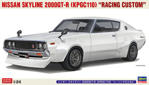 NEW! Hasegawa 20772 Nissan Skyline 2000 GT-R (KPGC110) - Racing Custom Version