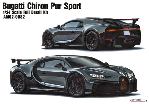 NEW! Alpha Model 02-0082 Bugatti Chiron Pur Sport