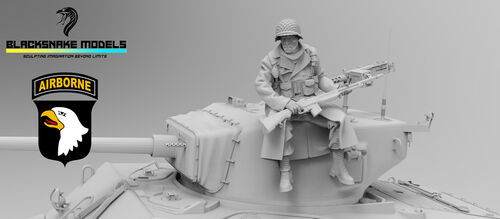 NEW! BlackSnake Model ST-28 US WWII 101st Airborne - Battle of Bastogne - Soldier 28 (1 Figure)