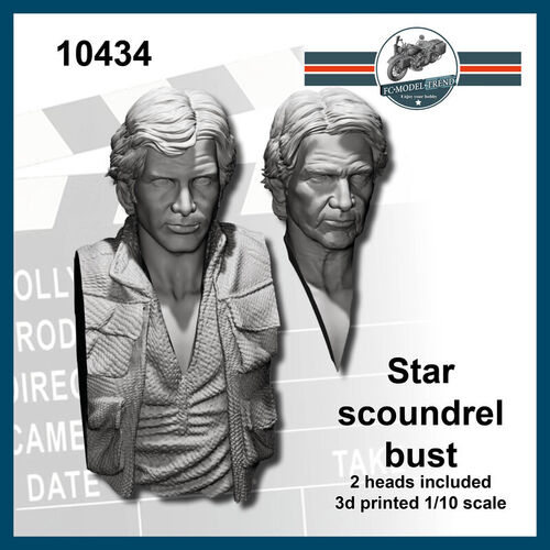 NEW! FC ModelTrend 10434 Scoundrel Bust (3D-Printed)