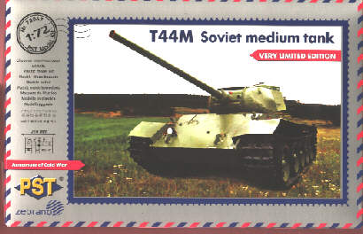 PST 72067 Soviet T-44M medium tank with Zebrano etching parts(very limited edition)