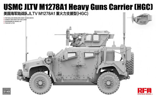NEW! Rye Field Model RM-5149 USMC JLTV M1278A1 Heavy Guns Carrier (HGC)