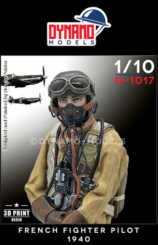 Dynamo-Models 1017 French WWII Airplane Pilot 1940 (3D-Printed)
