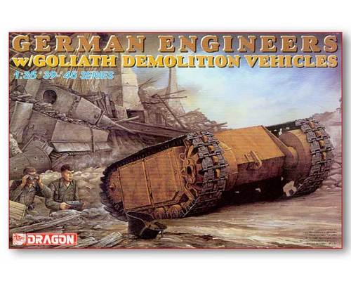 Dragon 6103 German engineers w/Goliath Demolition vehicles