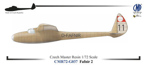 Czech Master Resin 72-G037 Fafnir 2 (Gliders) - no decals included