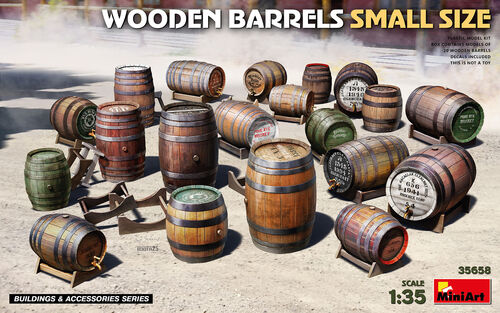 MiniArt 35658 Wooden Barrels Small Size (20 pcs)