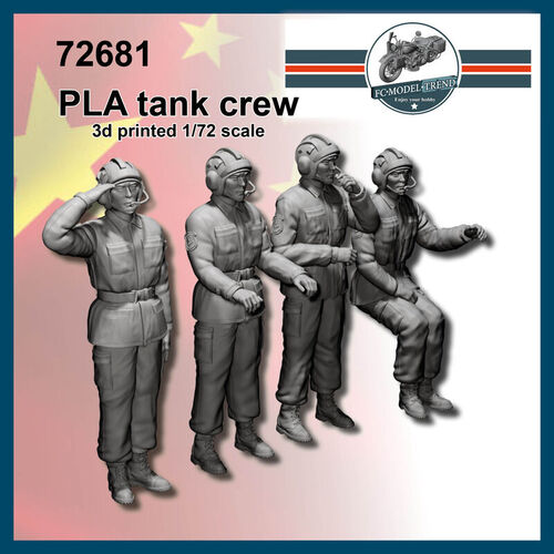 FC ModelTrend 72681 Modern PLA Tank Crew (4 Figures / 3D-Printed)