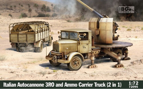 IBG 72095 Italian WWII Autocannonce 3Ro & Ammo Carrier Truck (2in1)