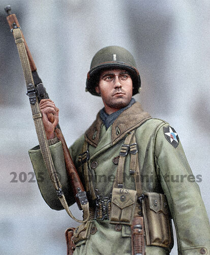 Alpine Miniatures 16047 US WII 2nd Infantry Division - Indian Head Division (1 Figure)
