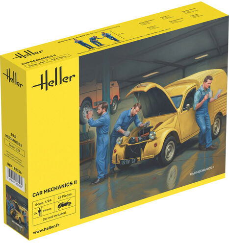 Heller 82756 Car Mechanics II (3 Figures)