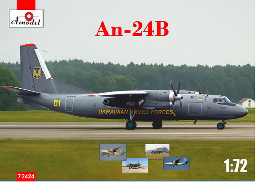 A-Model 72424 Antonov An-24 B Ukrainian Air Forces