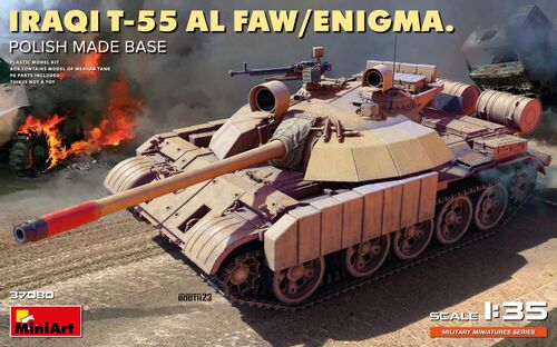 MiniArt 37080 Iraqi T-55 Al Faw / Enigma Polish Made Base