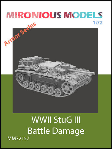 Mironious Models 72157 StuG III - Battle Damage (3D-Printed)