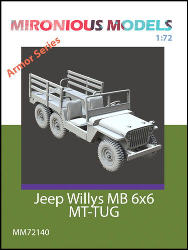 Mironious Models 72140 Jeep Willys MB 6x6 MT-TUG