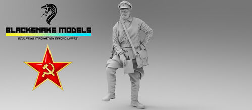 BlackSnake Model SOVIET-03 Red Army WWII Officer (1 Figure)
