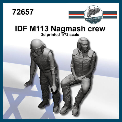 FC ModelTrend 72657 IDF M113 Crew (2 Figures / 3D-Printed)