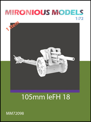 Mironious Models 72098 German 105 mm leFH 18